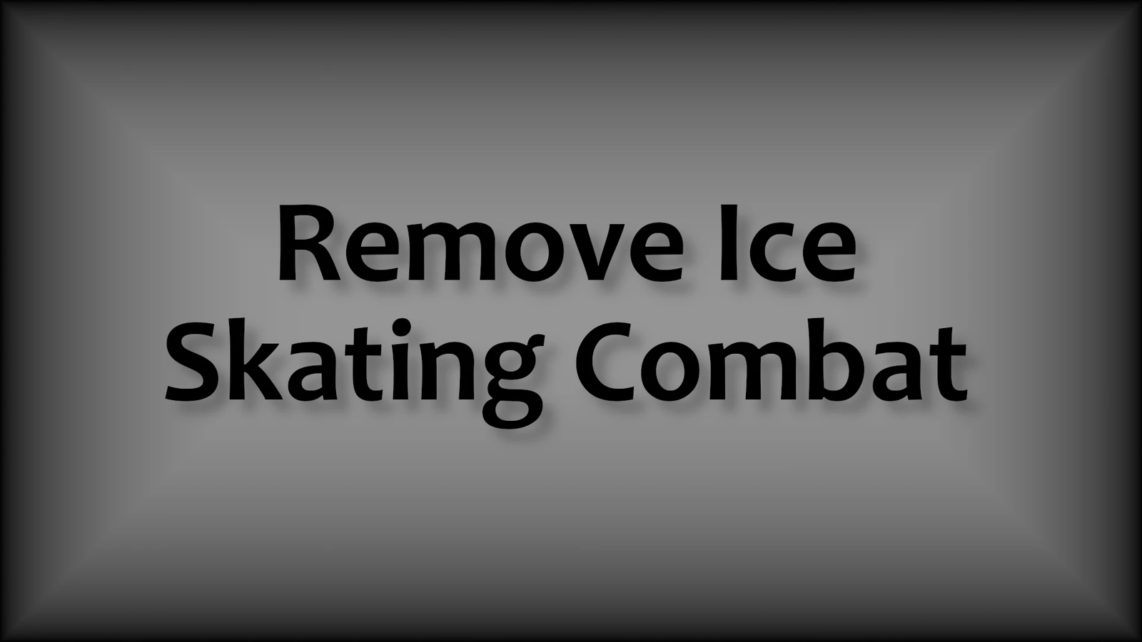Remove Ice Skating Combat - Kingdom Come: Deliverance II