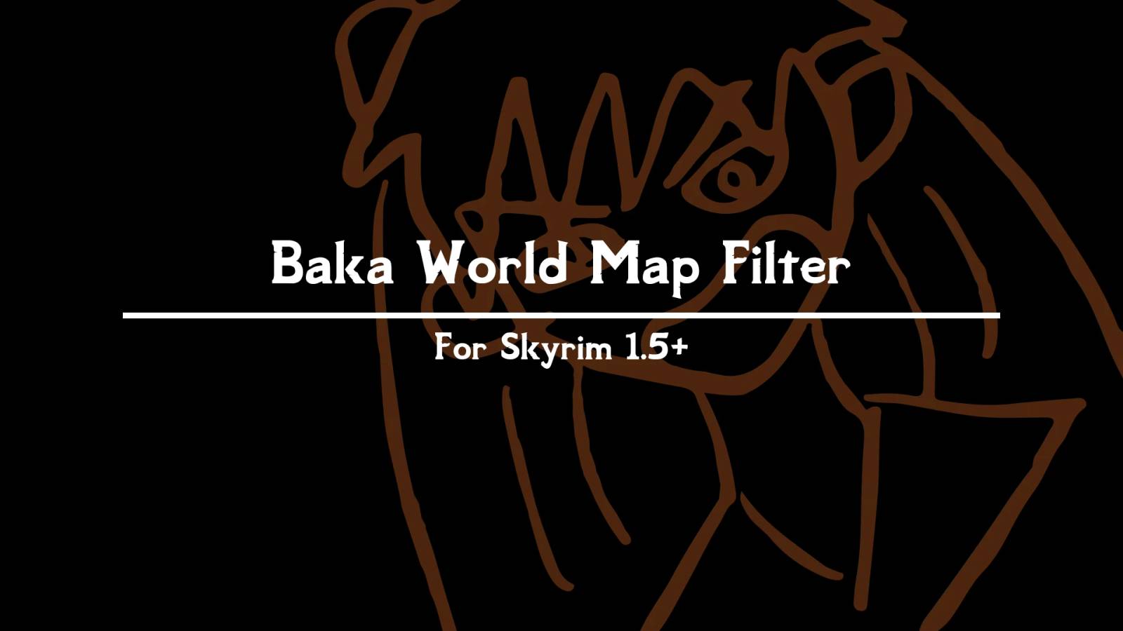 Baka World Map Filter - The Elder Scrolls V: Skyrim Special Edition