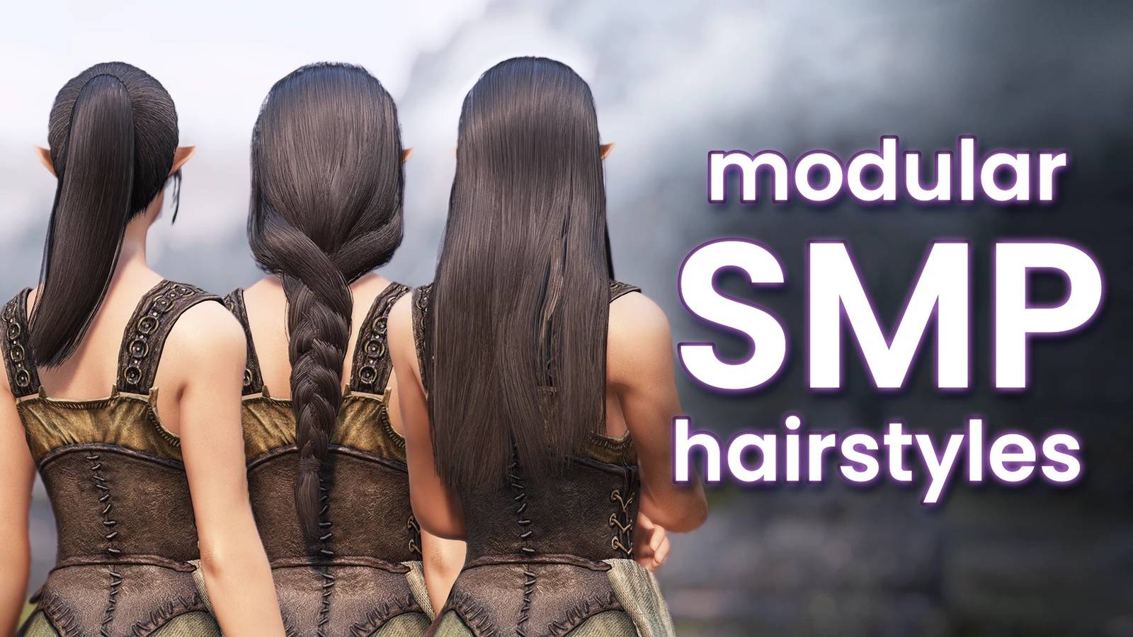 Modular SMP Hairstyles - The Elder Scrolls V: Skyrim Special Edition