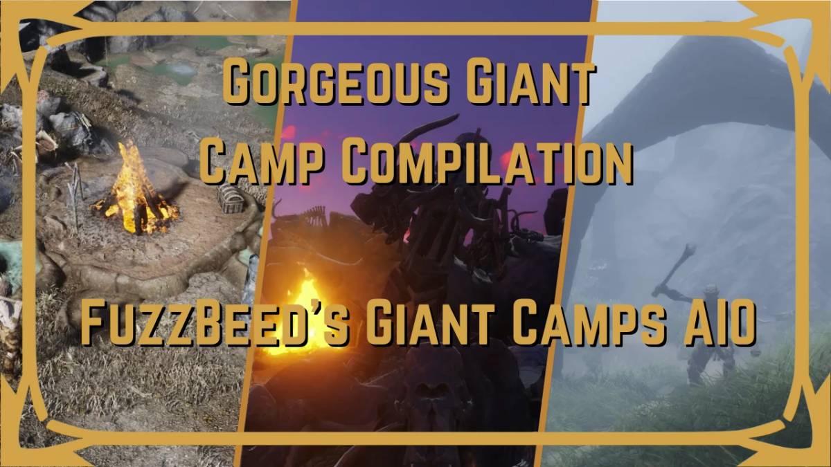 Gorgeous Giant Camp Compilation - Giant Camps of Skyrim - The Elder ...