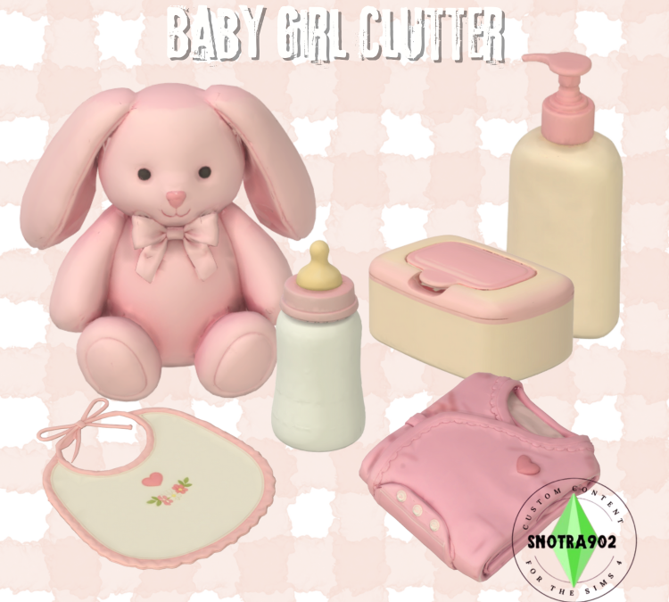Baby Girl Clutter
