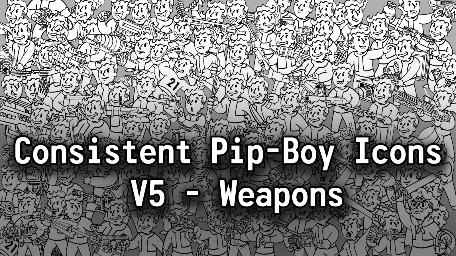 Consistent Pip-Boy Icons v5 - Weapons - Fallout 3