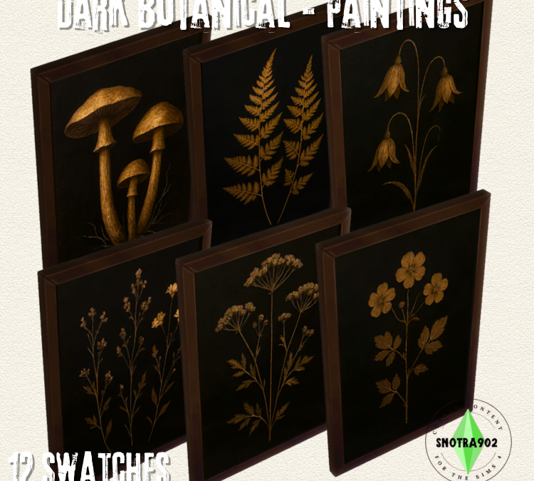 Dark Botanical - The Sims 4