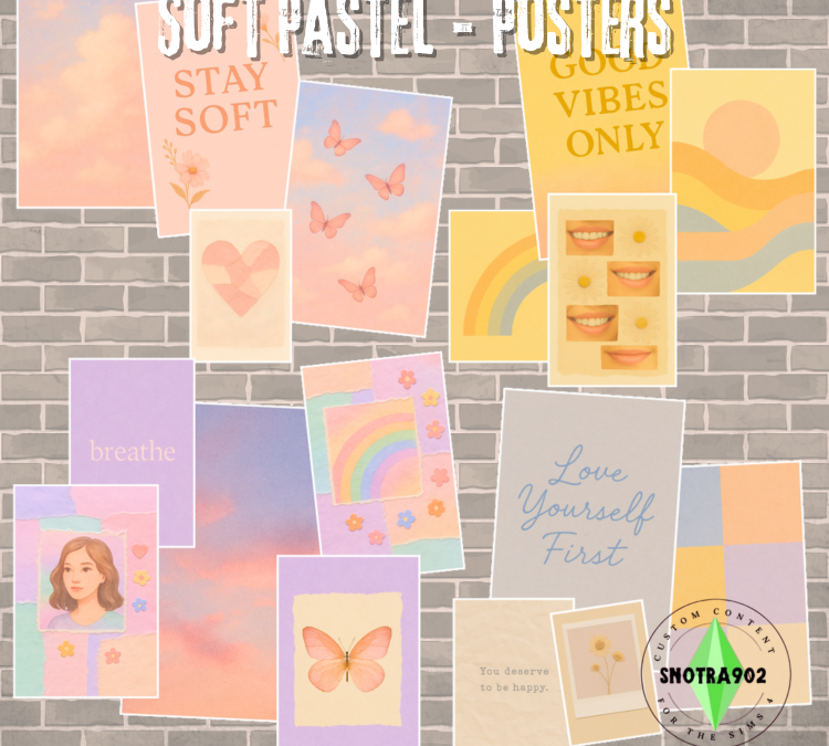 Soft Pastel - Posters - The Sims 4