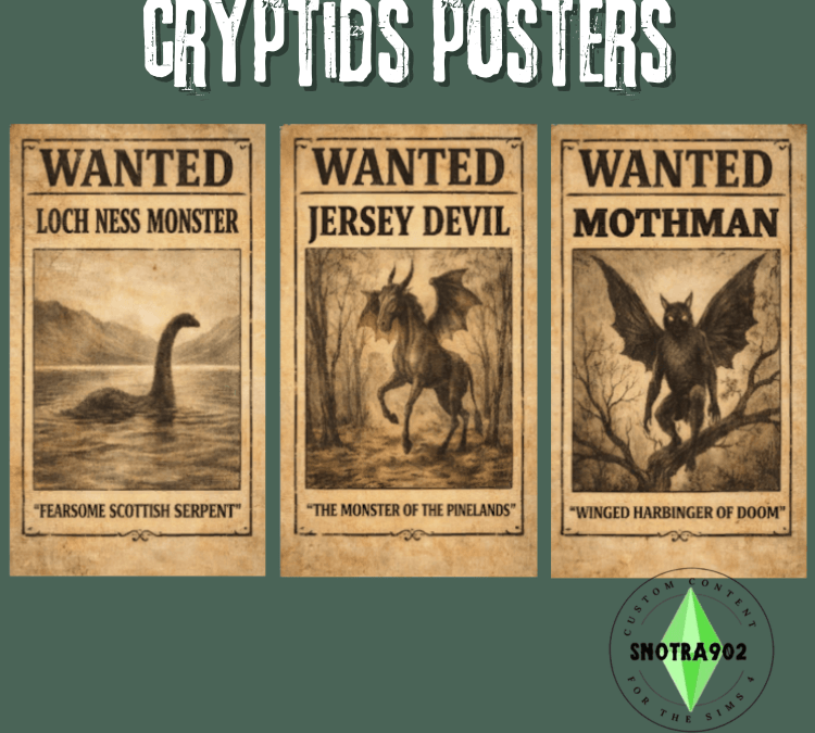 Cryptids Posters