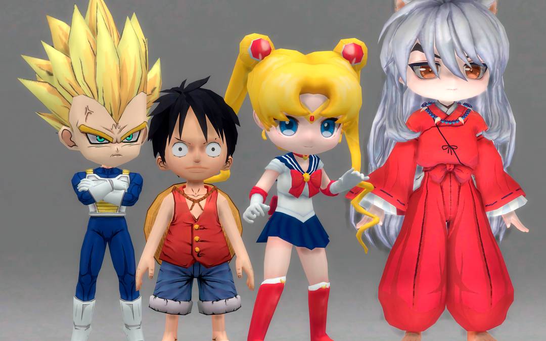 Manga figures - The Sims 4