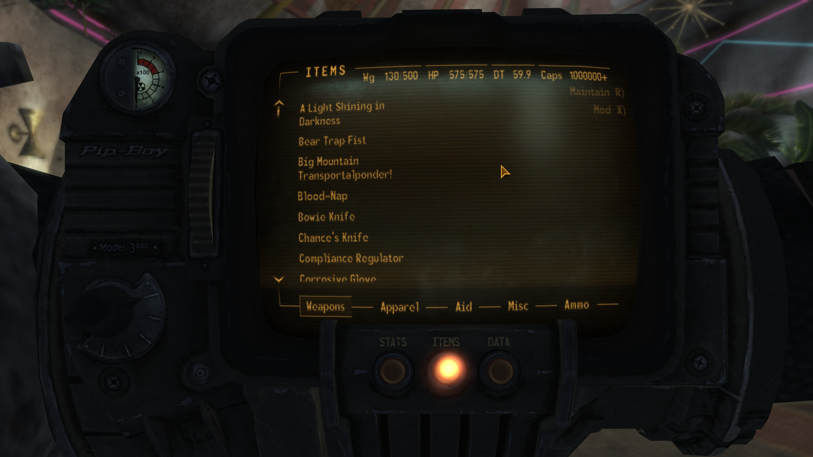 Holdout Weapoons Reestablished - Fallout: New Vegas